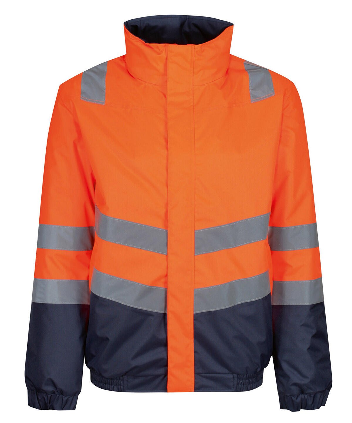 Regatta Pro Hi-Vis Classic Bomber Jacket Orange/Navy - Just For Workwear